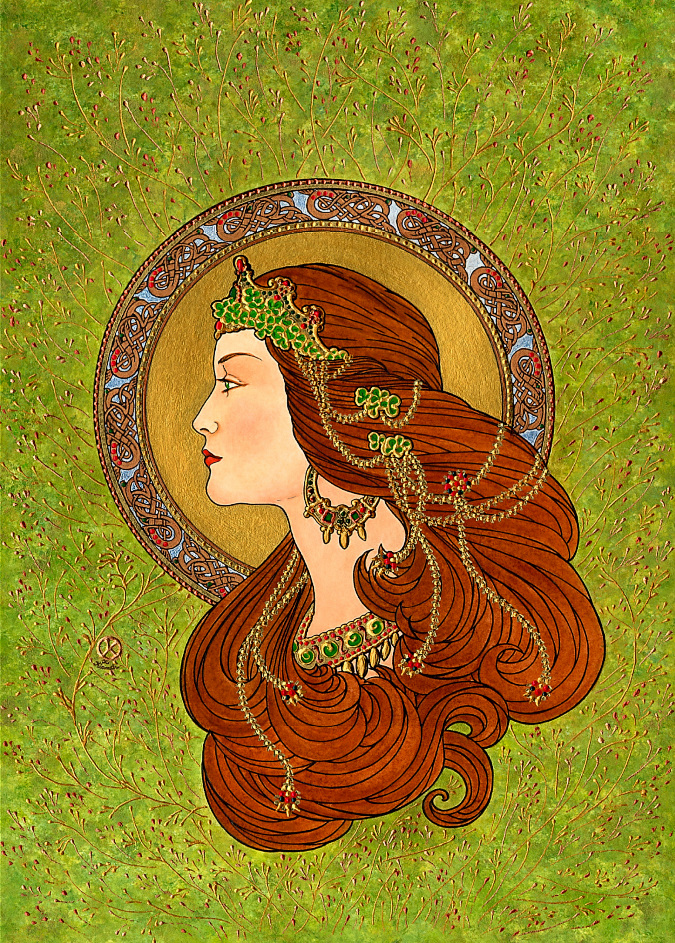 Eire: Celebrating Irish Culture Through Art Nouveau